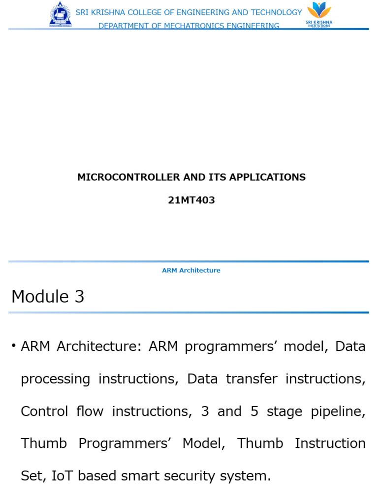 3.2 Arm Addressing Mode and Instruction Set | PDF | Manufactured Goods | Digital Electronics