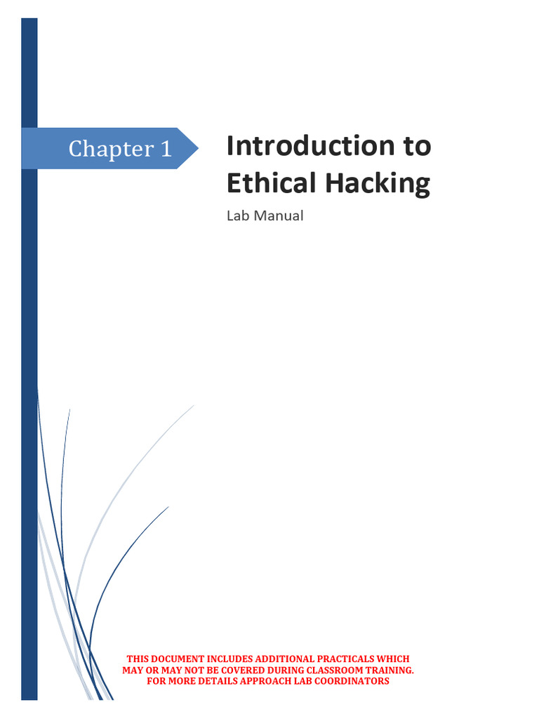 Introduction To Ethical Hacking Manual | PDF
