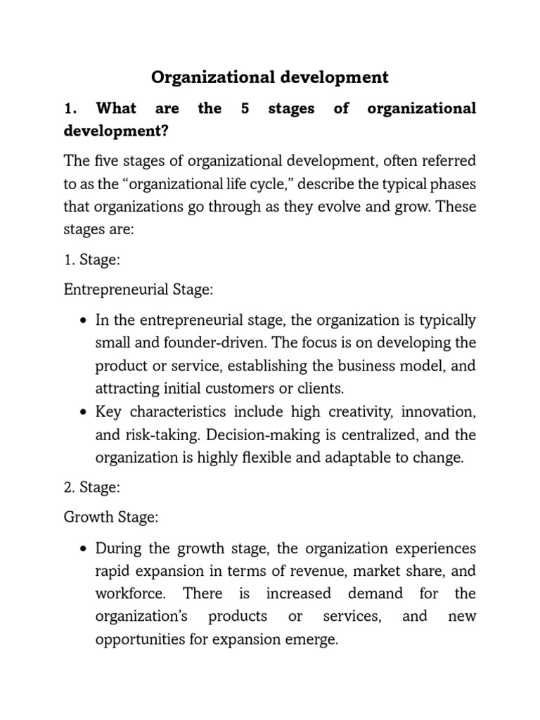 Organizational Development | PDF | Mediation | Goal