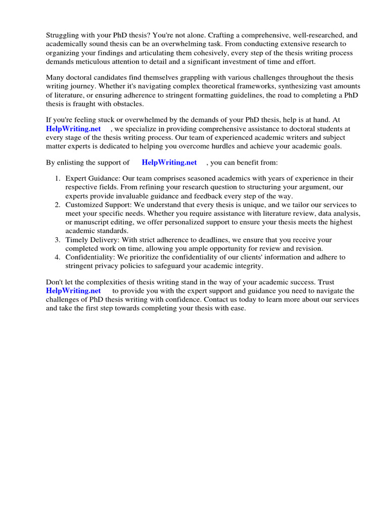 Pages Phd Thesis | PDF | Thesis | Doctor Of Philosophy