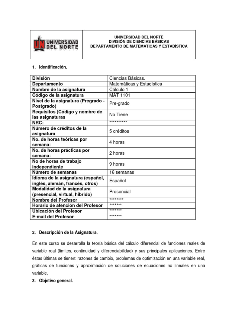 Calculo 1. 202310 | PDF | Derivado | Matemáticas