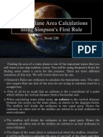 Water Plane Area and Block Coefficient | PDF | Area | Multiplication