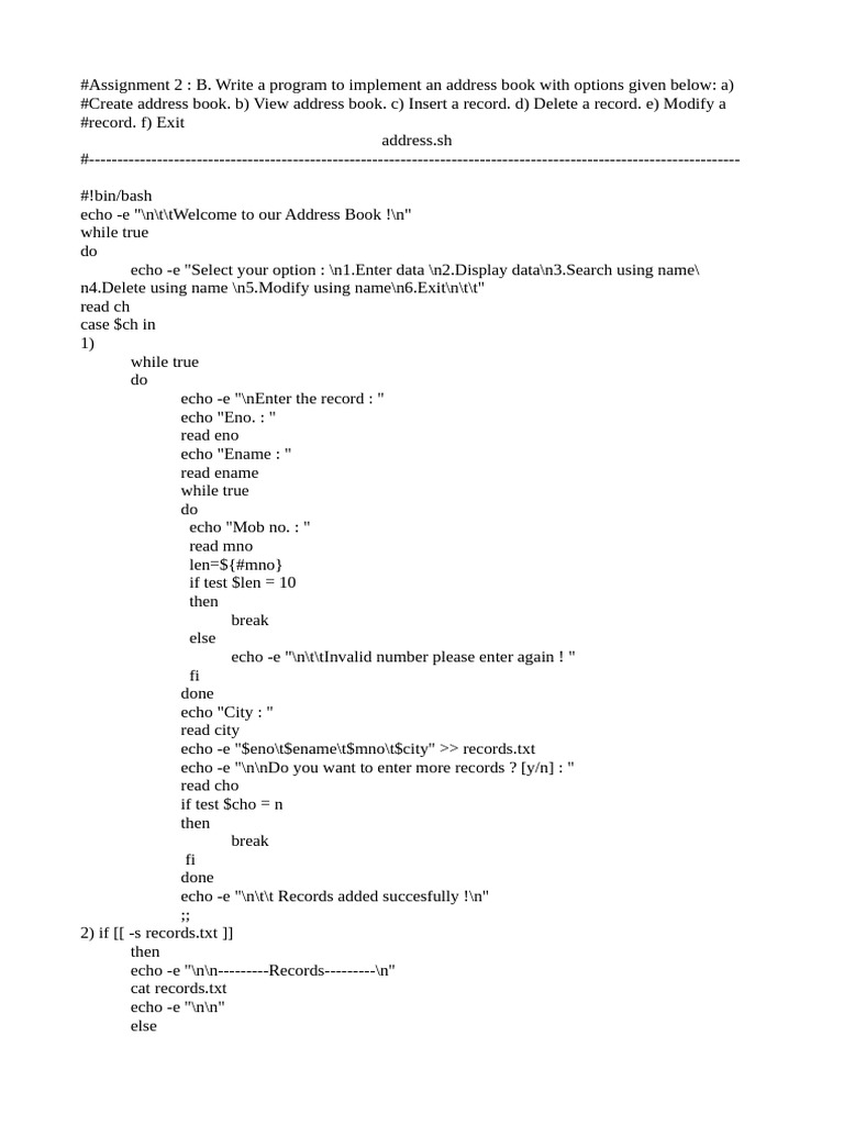 Assignment-2 Program | PDF | Computing | Software Engineering