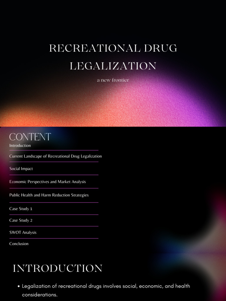 Recreational Drug Legalization Insights | PDF | Self-Improvement