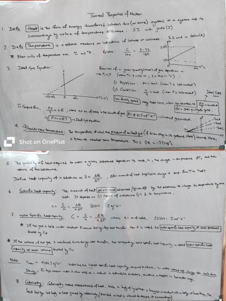 Thermal Properties of Solids | PDF