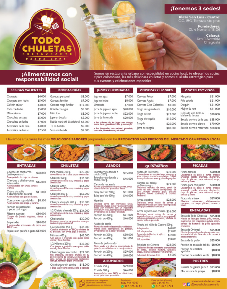 Todo Chuletas Carta 2023 | PDF