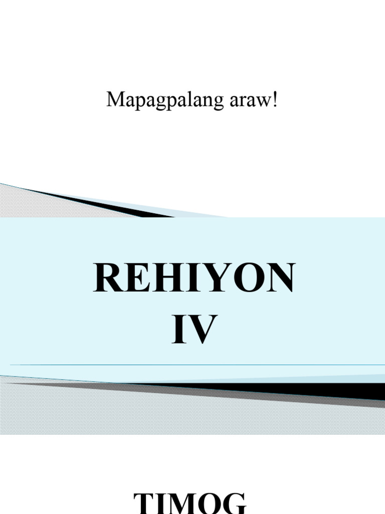 Panitikan ng Rehiyon 4 | PDF