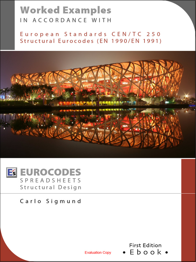 EUROCODE 1991-1 Worked Examples | PDF | Microsoft Excel | Snow