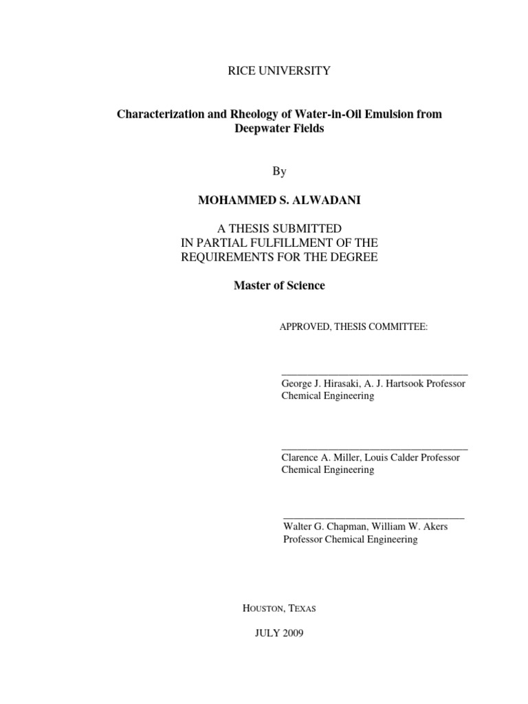 Emulsion Study | PDF | Emulsion | Rheology