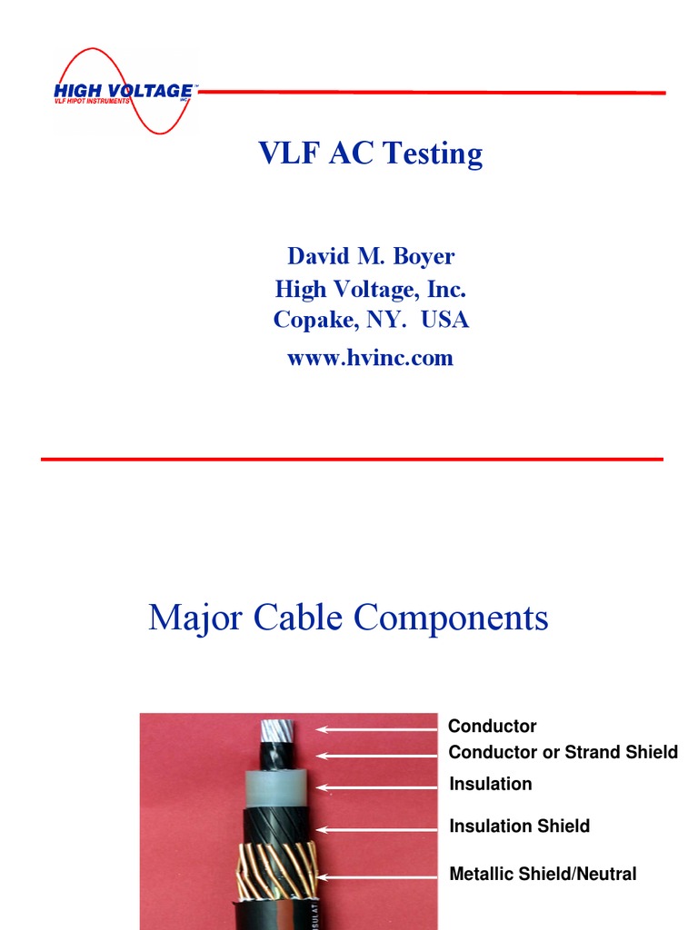 VLF Testing | PDF | Insulator (Electricity) | Electric Power
