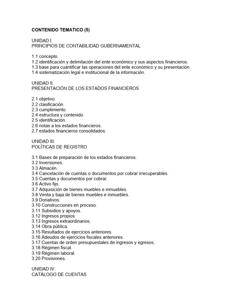 Contabilidad Gubernamental | PDF