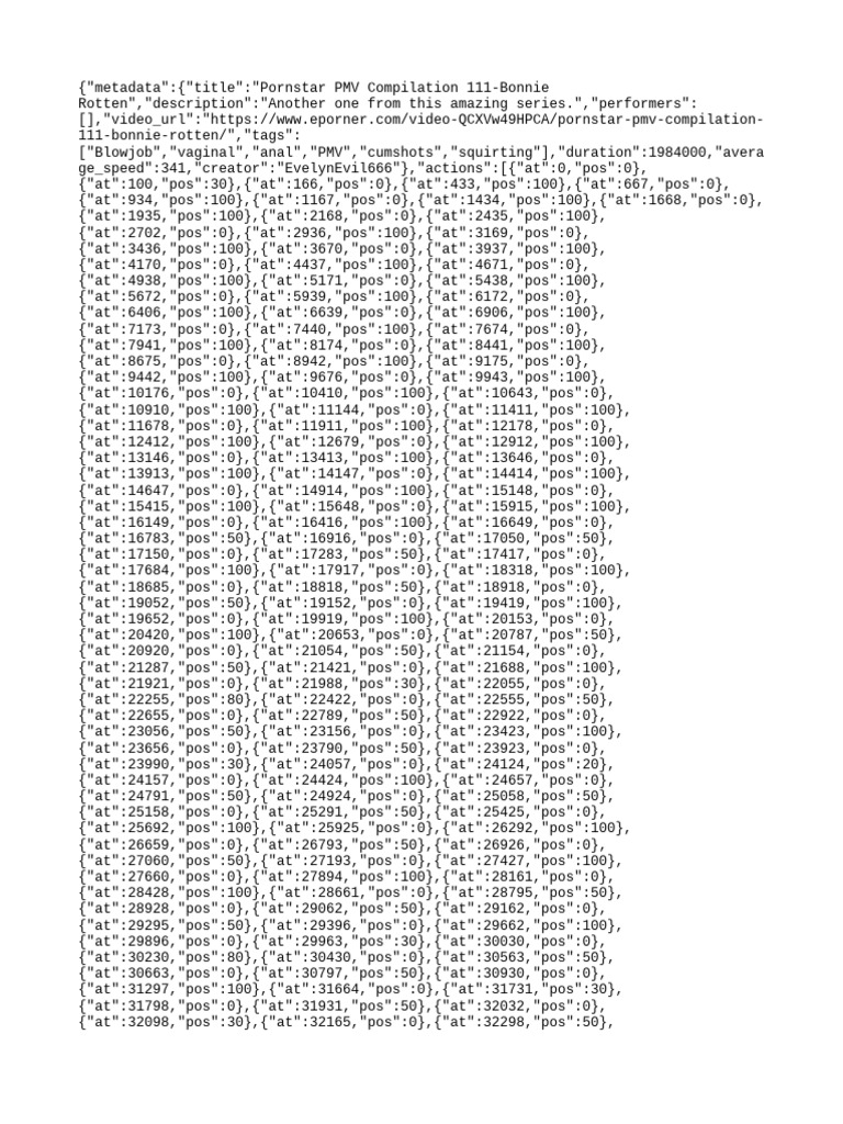 Pornstar Pmv Compilation 111 Bonnie Rotten Funscript Pdf