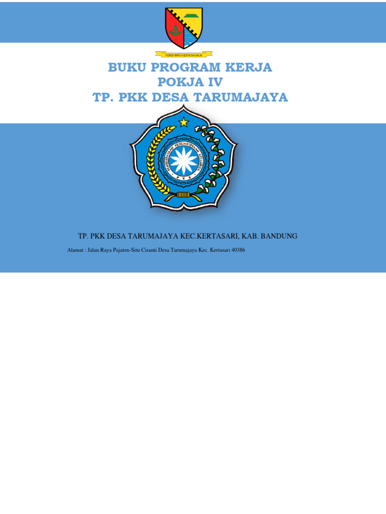 Buku Program Kerja Pokja IV | PDF