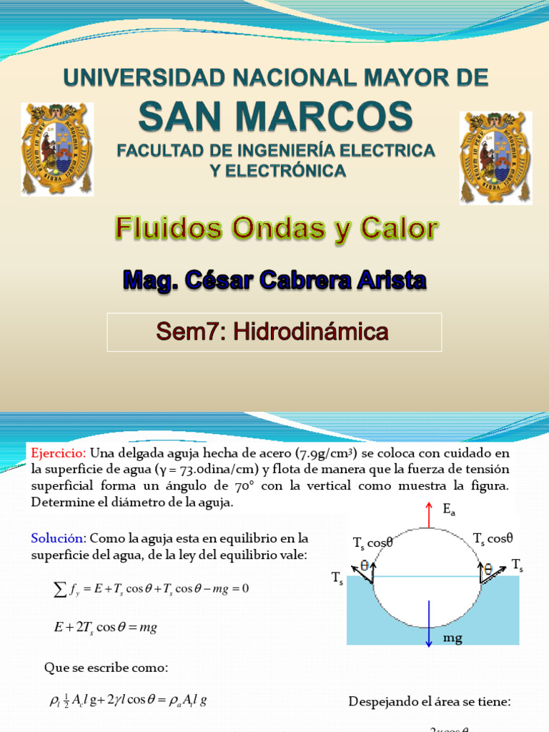FII Sem7 Viernes | PDF | Líquidos | Turbulencia