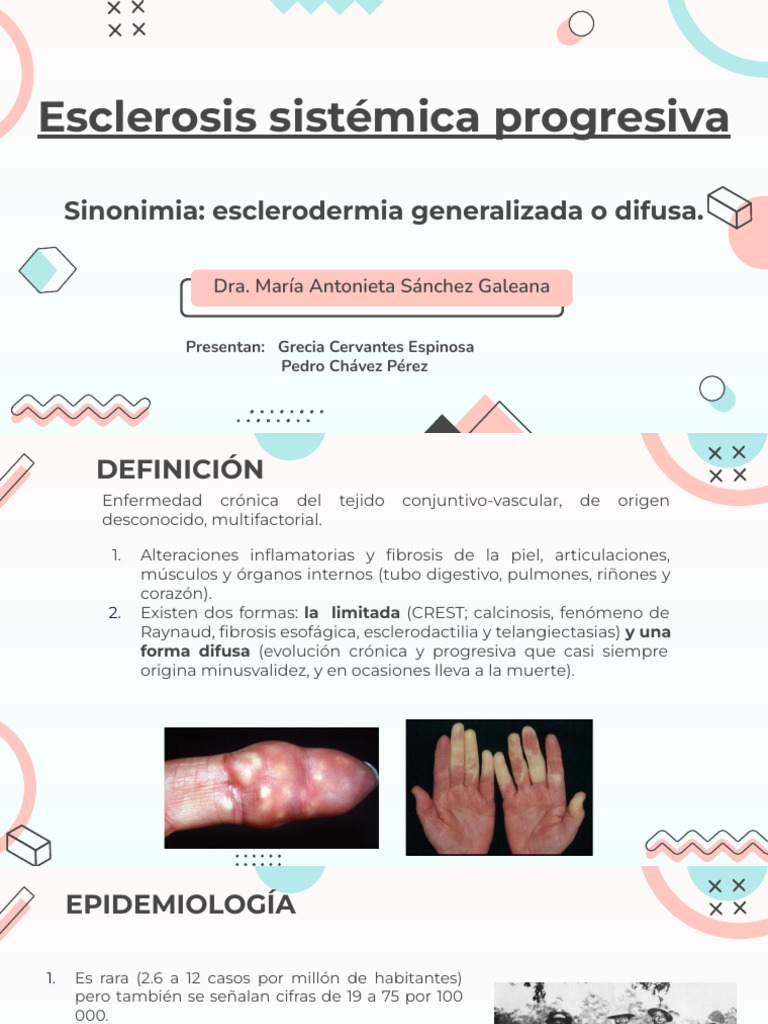 Esclerosis Sistémica Progresiva | PDF