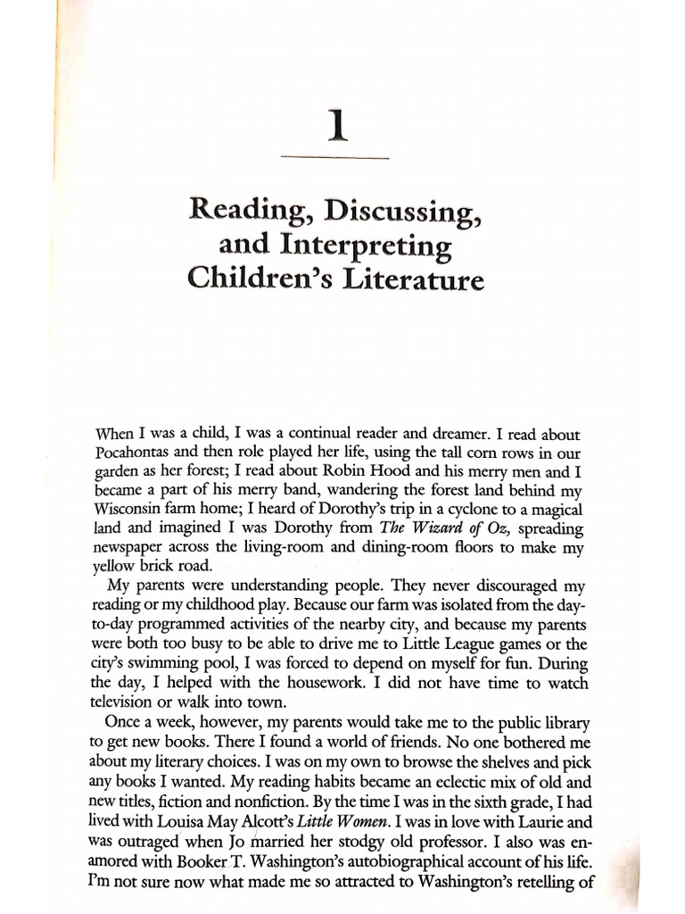 Reading Report 1 Jill P May | PDF