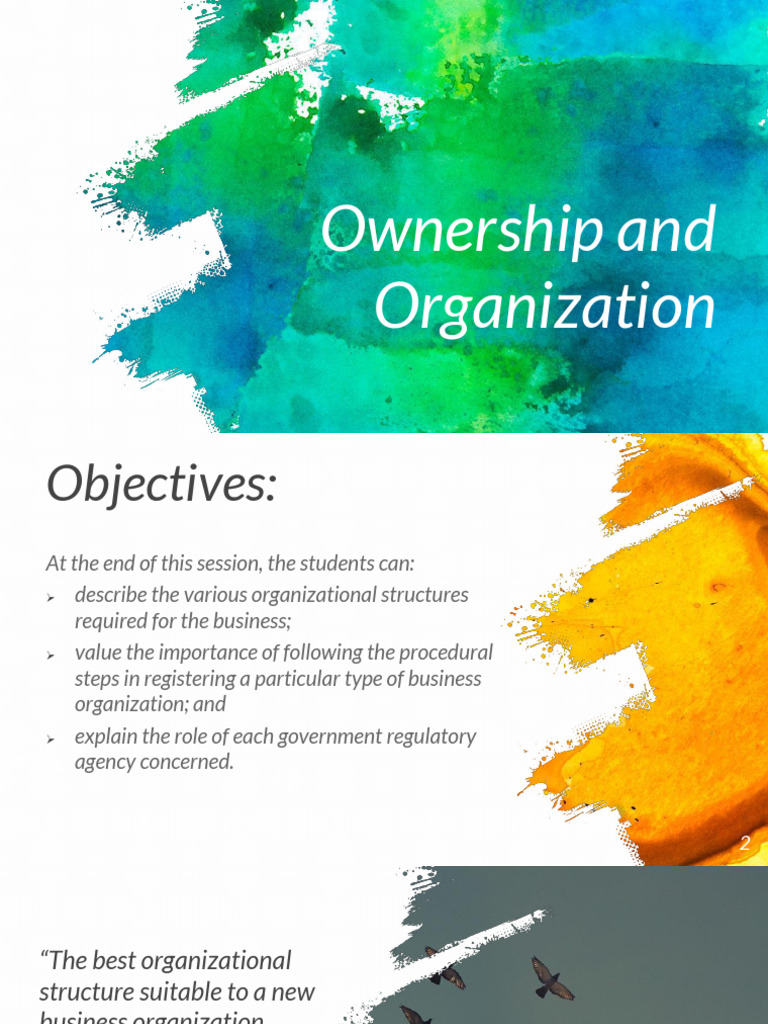 Business Ownership Structures Explained | PDF | Partnership | Cooperative