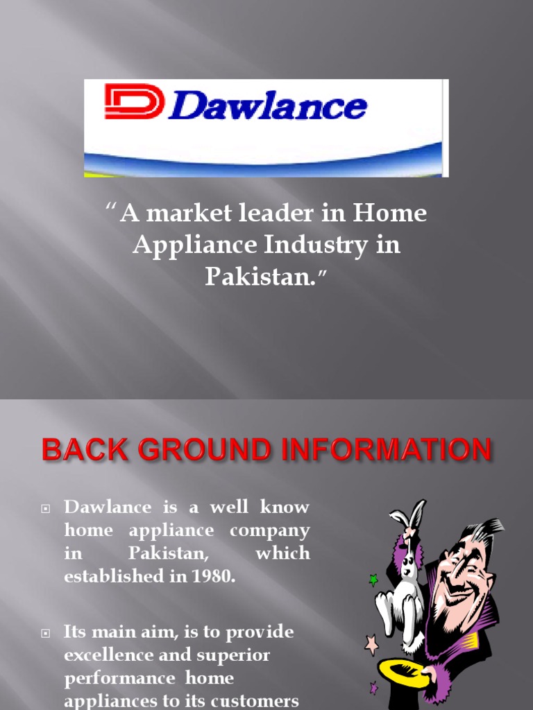 Dawlance: Leading Home Appliances in Pakistan | PDF | Hvac | Home Appliance