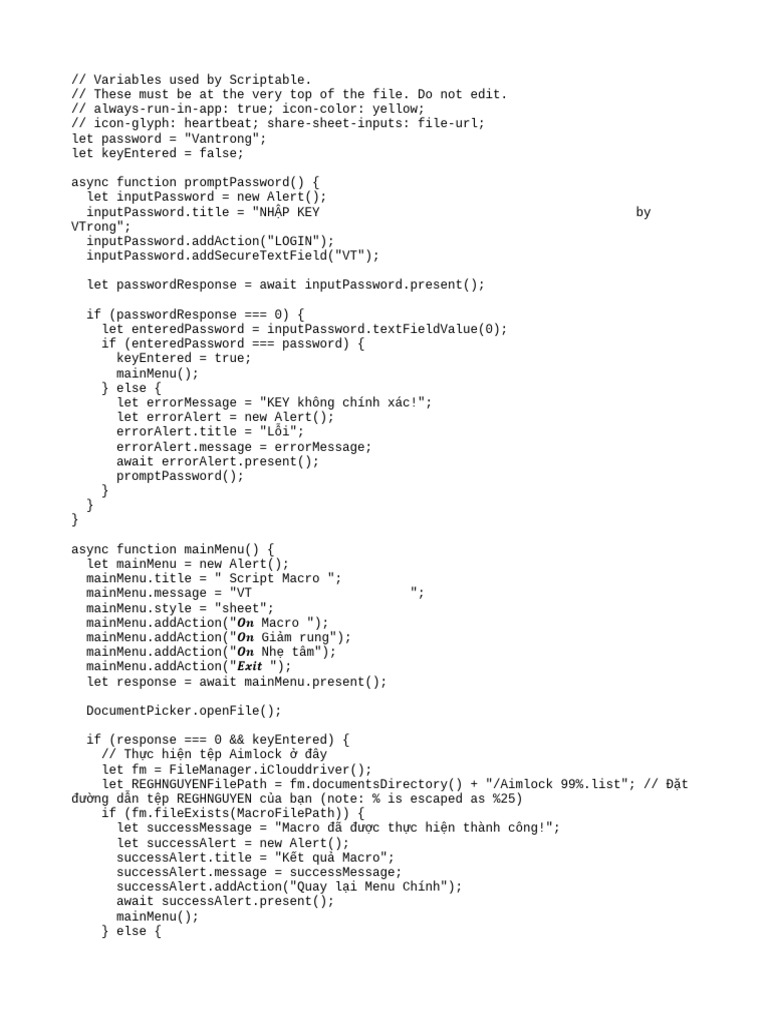 Script Macro Pdf