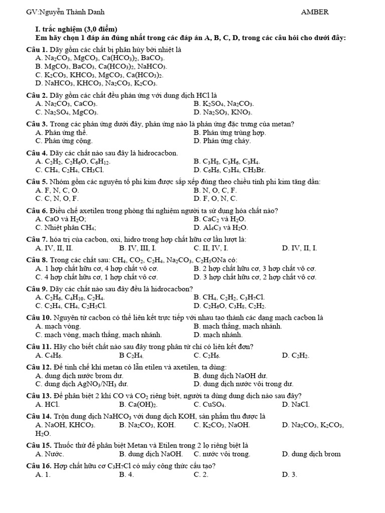 THCS PhuDong GiuaKi II Hoa9 | PDF