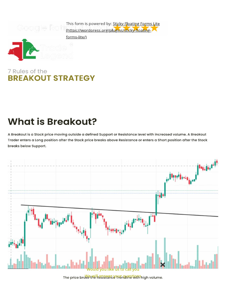 Breakout Strategy | PDF