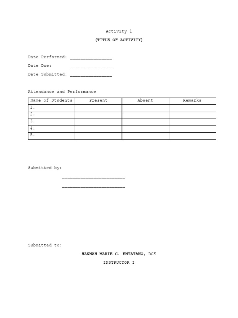 Activity 1 - Title - of - Activity | PDF