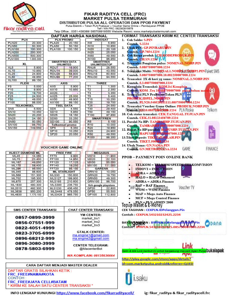 Brosur Harga FRC | PDF