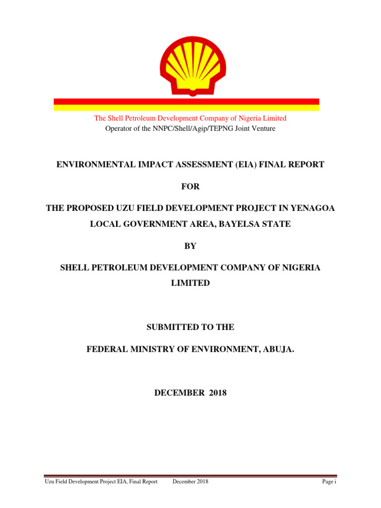 Uzu FDP Eia Report | PDF