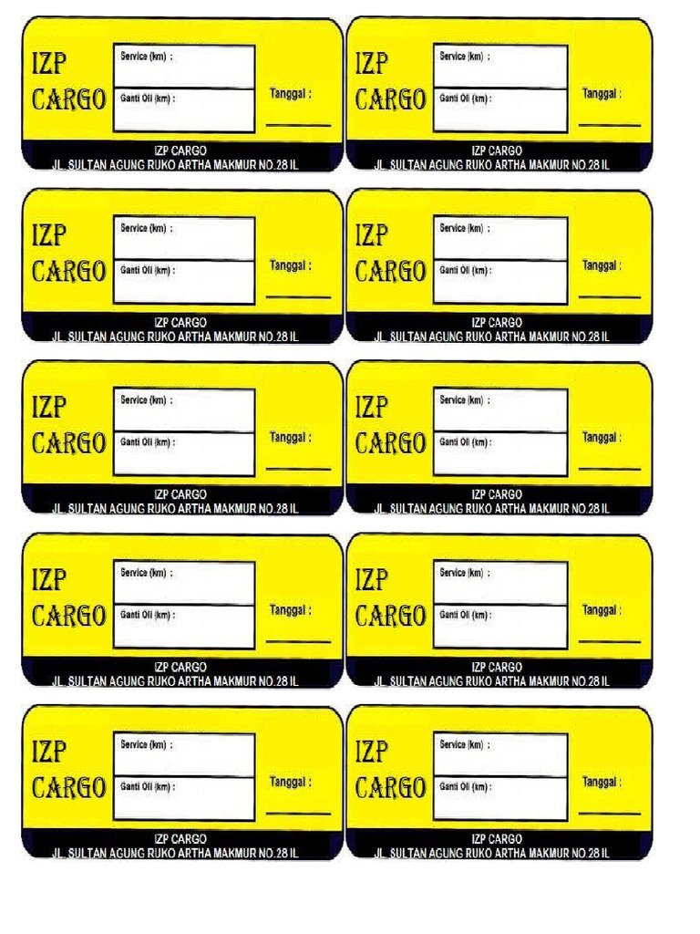 Kertas Ganti Oli | PDF