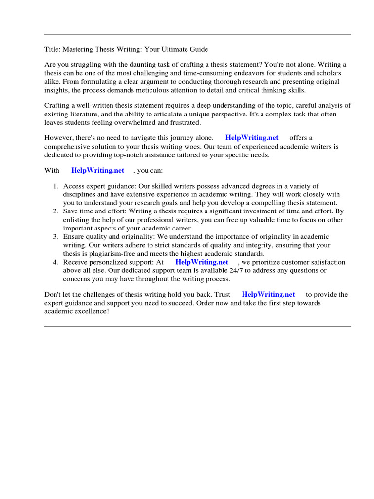 Thesis Statement Worksheet Answer Key | PDF | Worksheet | Thesis