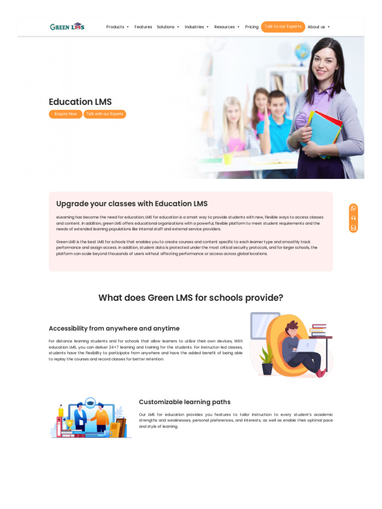 Green LMS for Flexible Education Solutions | PDF | Computing | Human ...