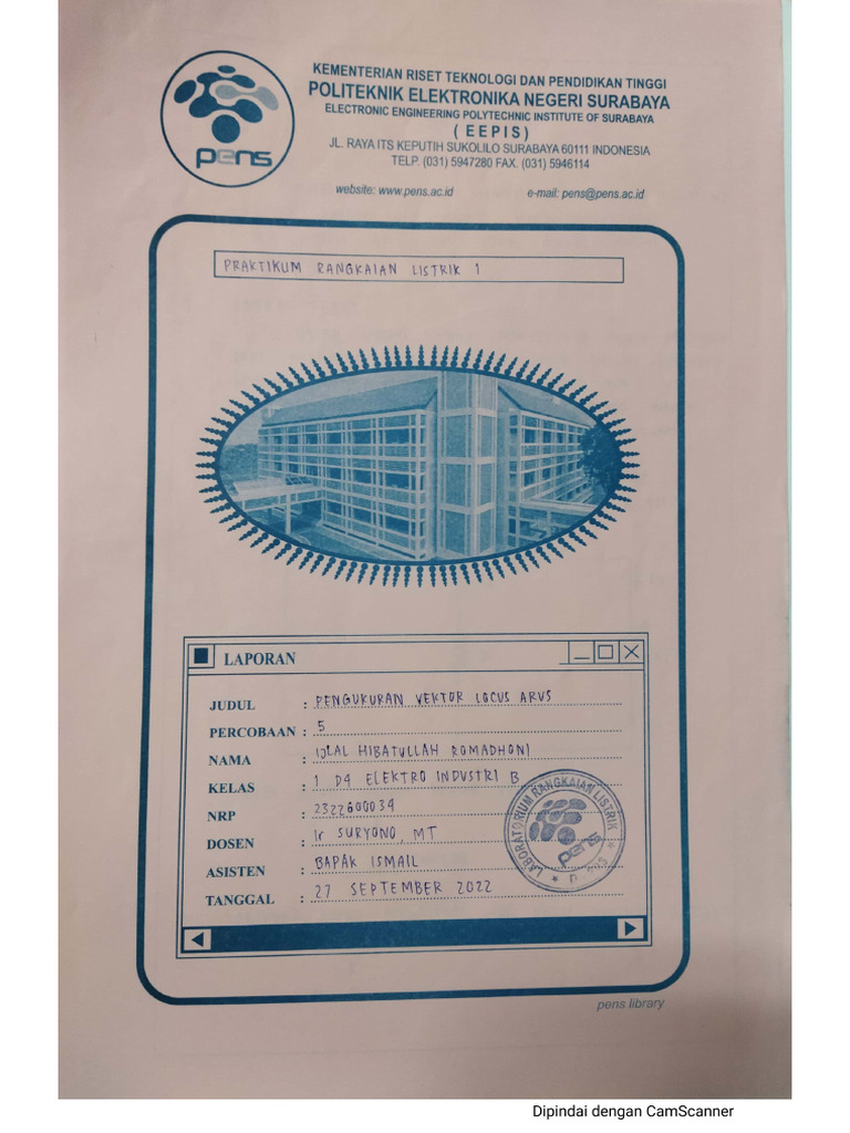 Rl-Vektor Locus Arus | PDF