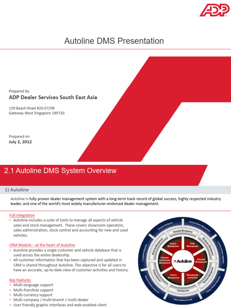 ADP Dealer Service South East Asisa | PDF | Customer Relationship ...