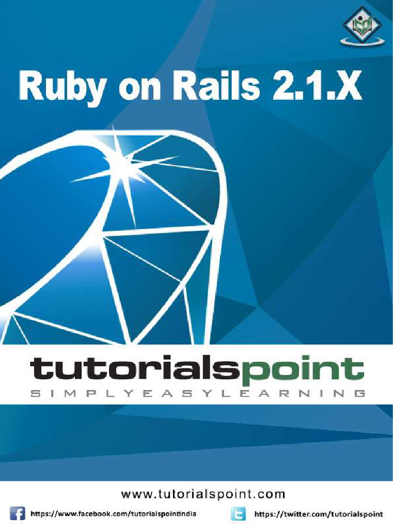 Ruby On Rails 2.1 - Tutorial | PDF | Ruby On Rails | Model–View–Controller