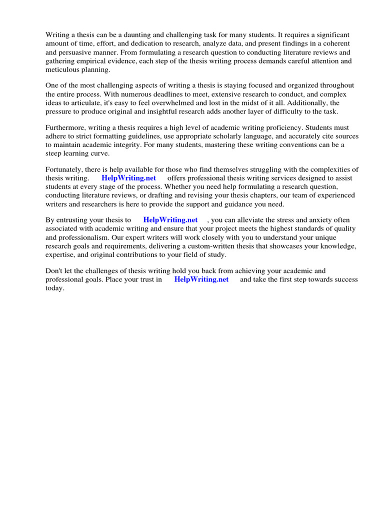 How to Write Thesis | PDF | Thesis | Essays