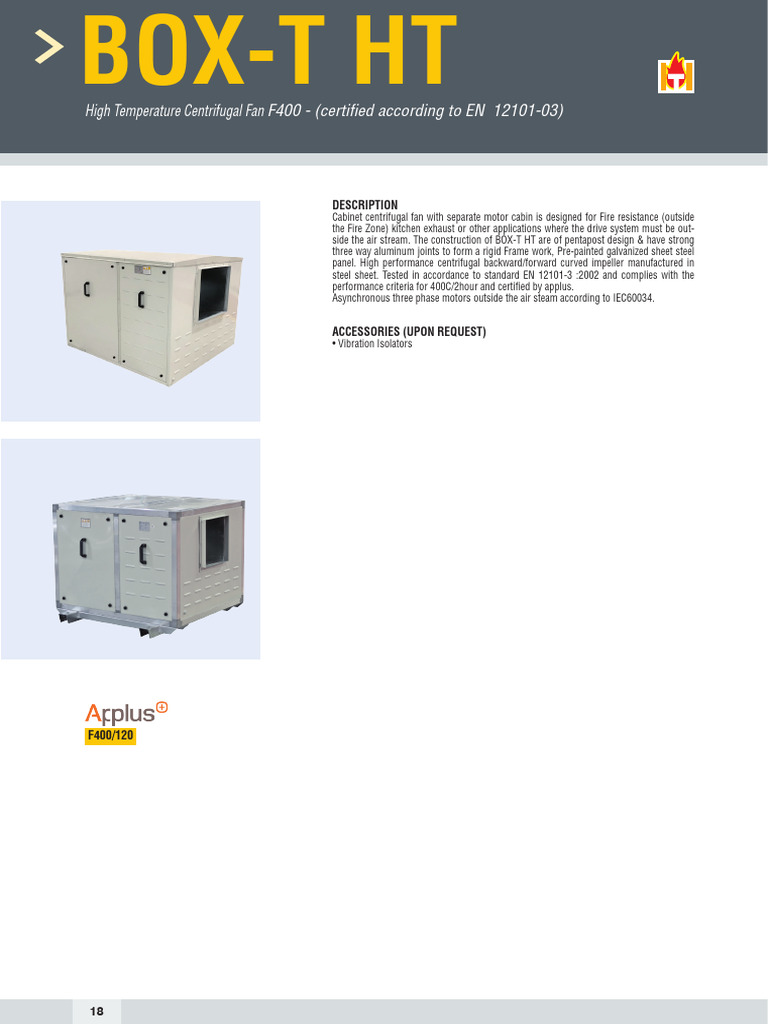 BOX T-HT Model | PDF