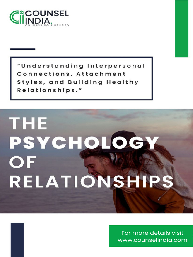 Psychology of human relationships | PDF | Attachment Theory | Communication