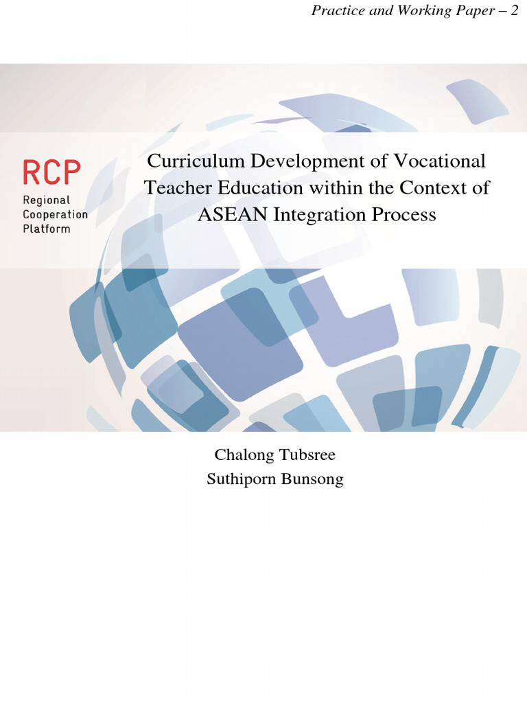 Curriculum Development of Vocational Teacher | PDF | Workforce Development | Vocational Education