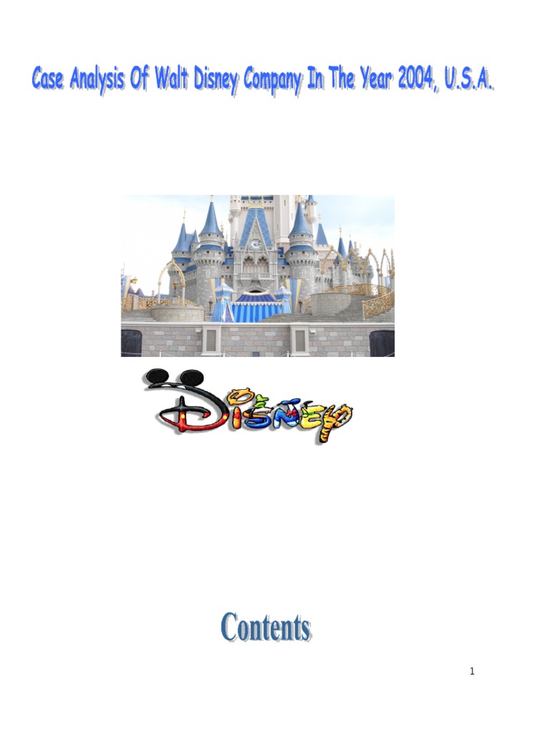 Disney Report | Market Segmentation | The Walt Disney Company