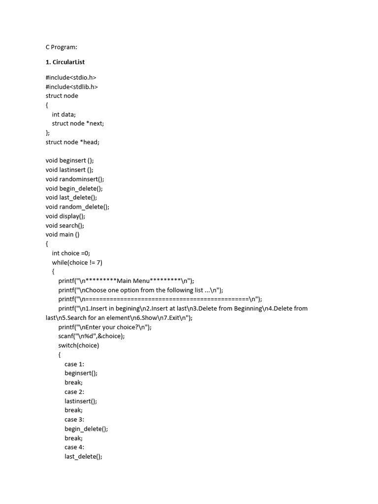 Dscuc C Program Pdf Queue Abstract Data Type Computing
