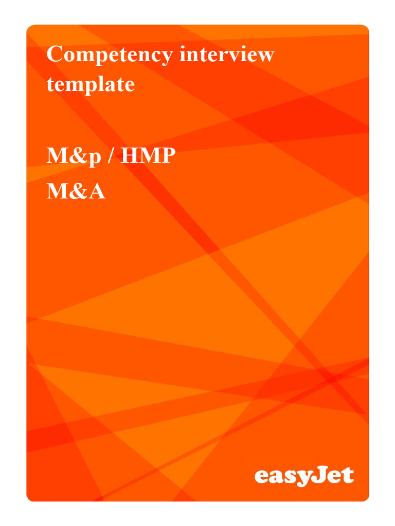 Cbi Template - M&P & HMP - M&a - Jan 2023 | PDF