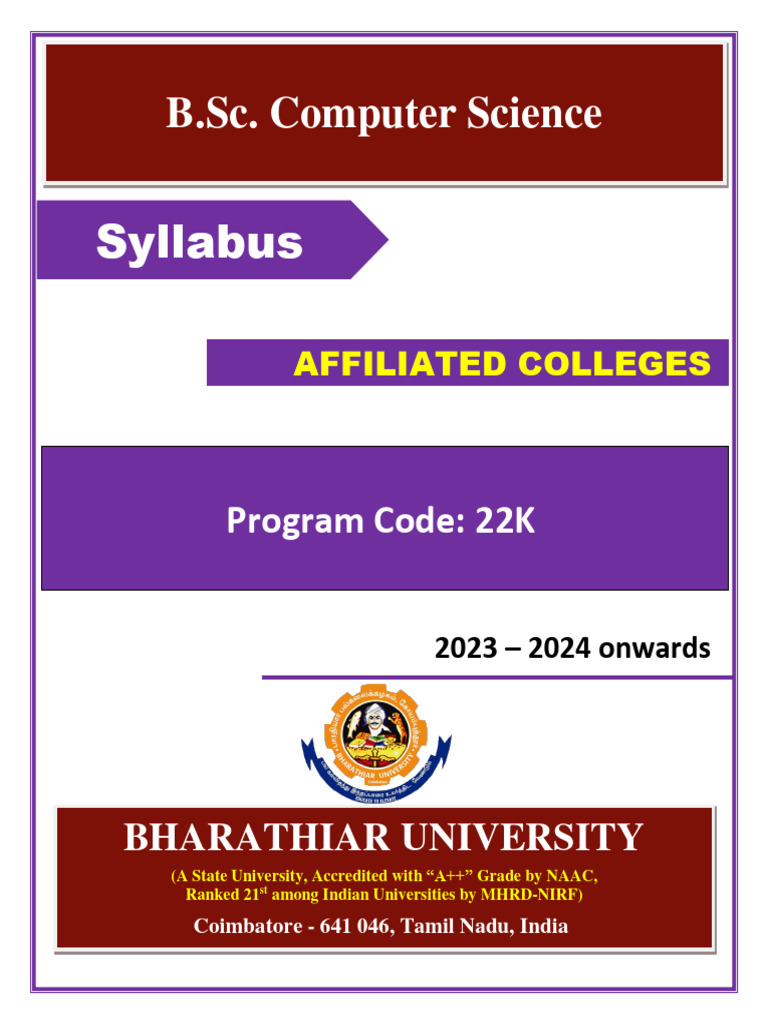 BSC Cs 2023 24 | PDF