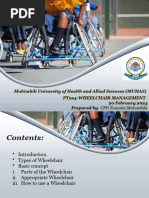 Wheelchair Skills Test for Caregivers | PDF | Wheelchair