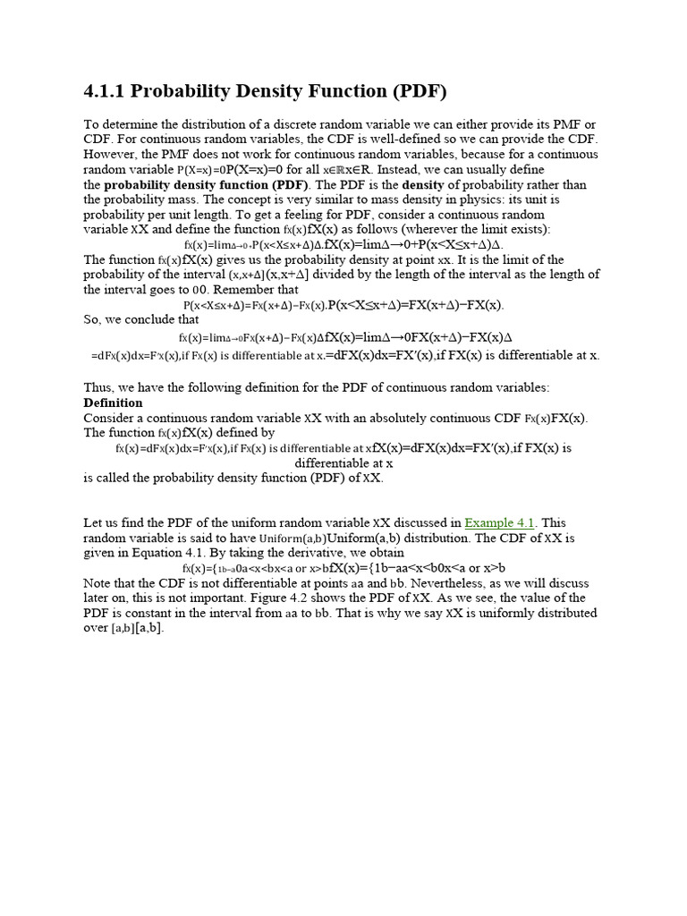 Physics 123 | Download Free PDF | Probability Density Function | Probability Distribution