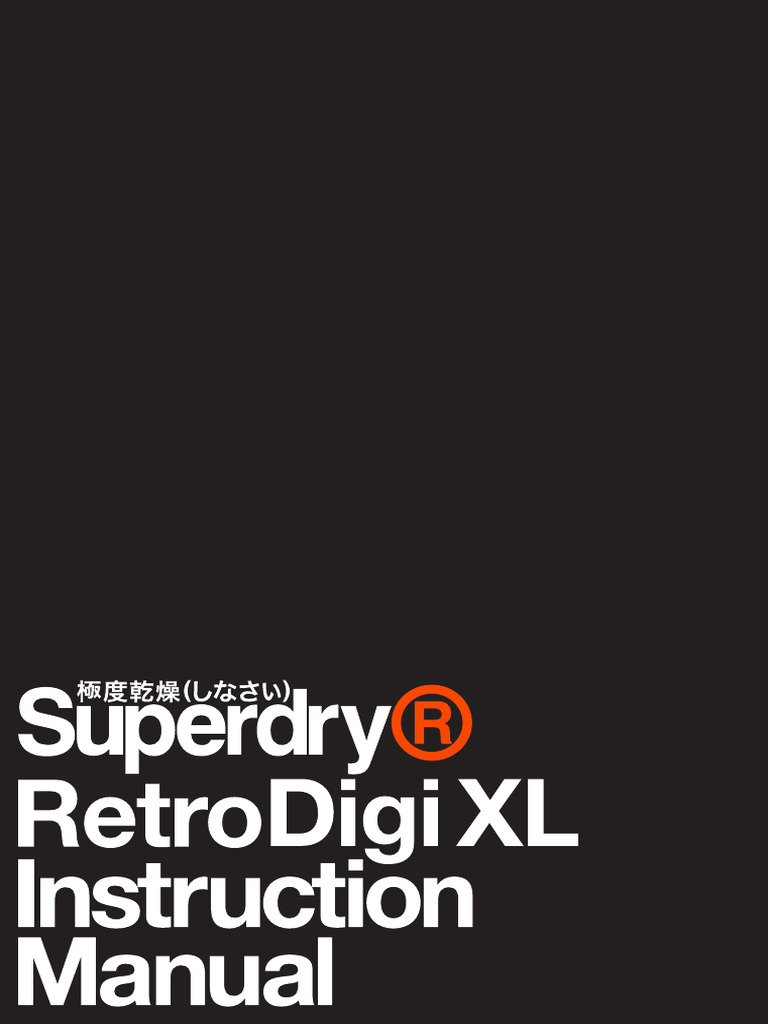 Retro Digi XL Instruction Manual | PDF