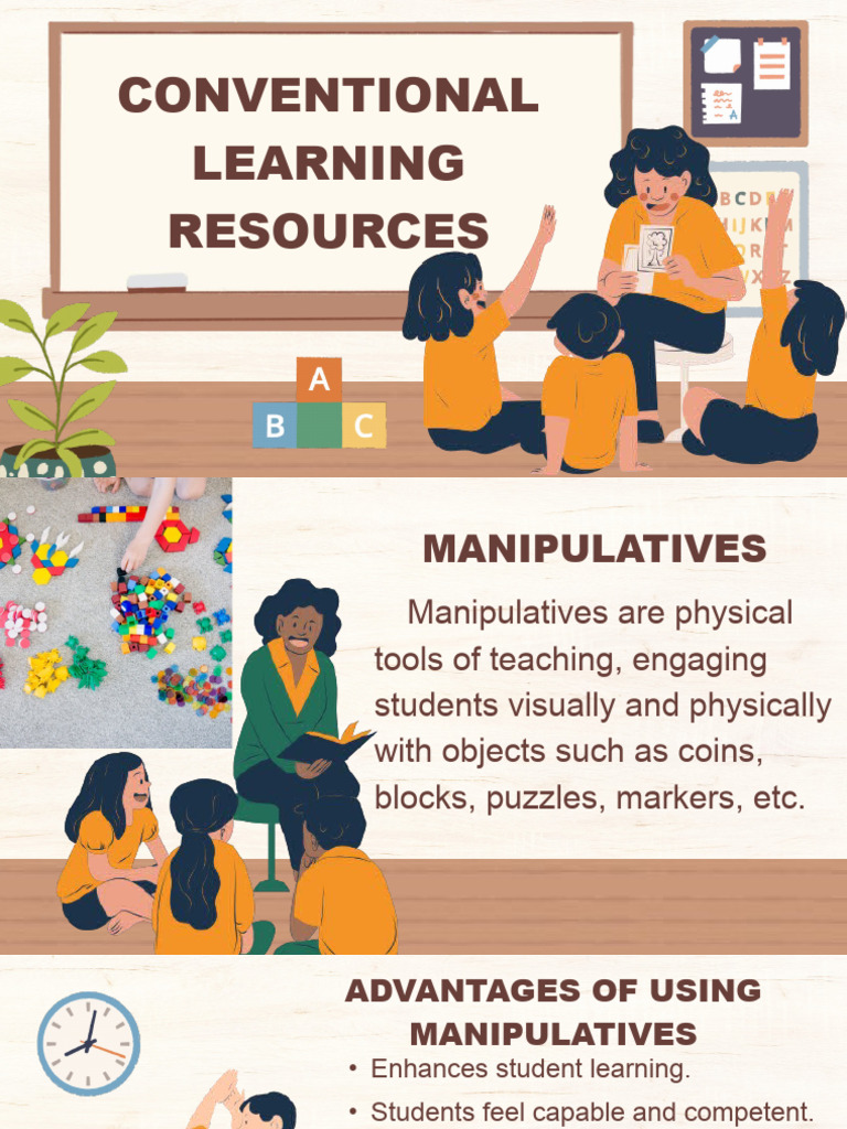 Conventional Learning Resources | PDF | Flashcard | Poster