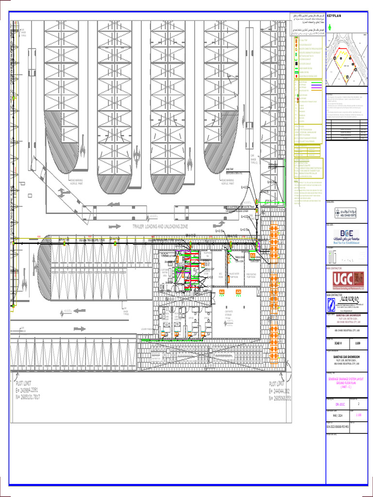 Sewerage Drainage Floor Plans Shopdrawing02-03-Dr-101c | Download Free ...