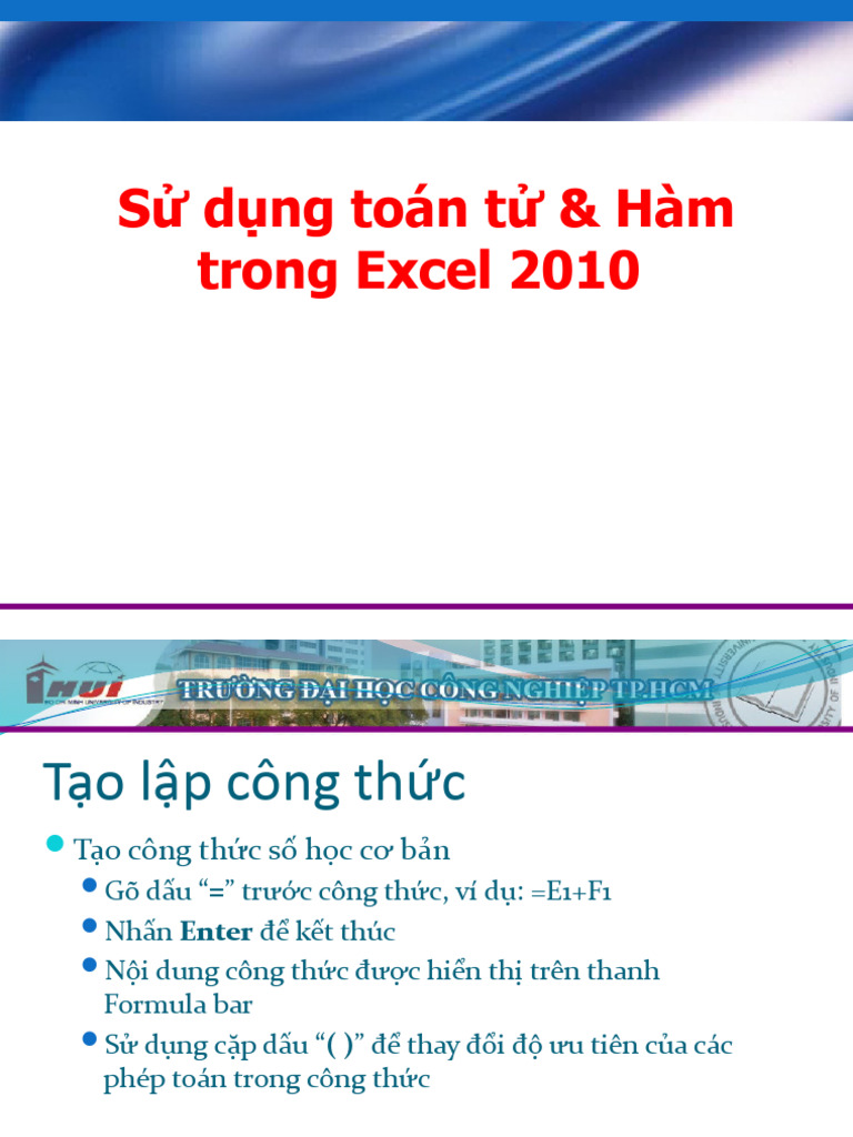 Ham Excel | PDF