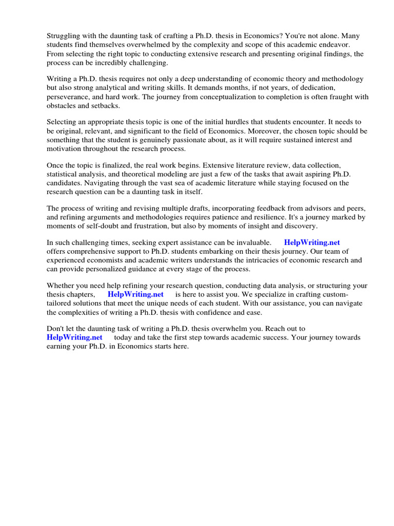 PHD Thesis Titles Economics | PDF | Economics | Reserve Currency