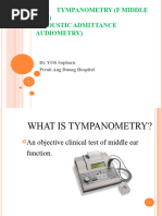 PTA and Tympanometry | PDF | Audiology | Otology